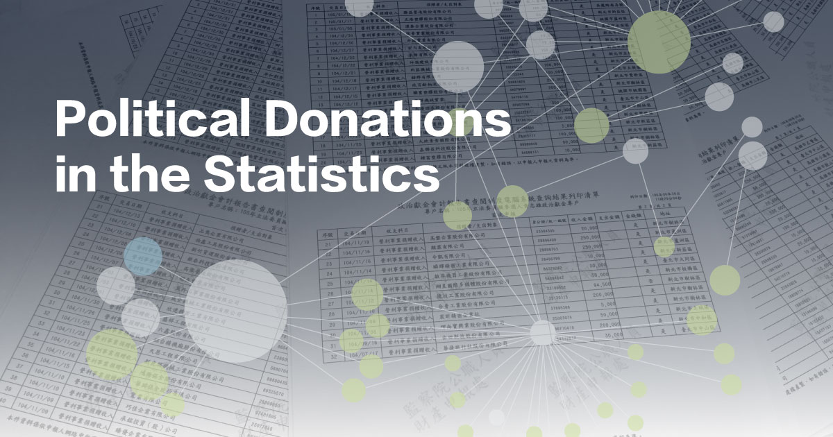 Political Donations in the Statistics: The Sponsors Behind Legislators ...